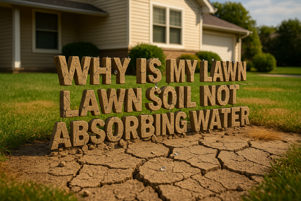 Why Is My Lawn Soil Not Absorbing Water? - Geoponics Corporation